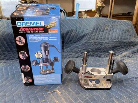 Dremel Plunge Router Attatchments • Workshop Duck Soup Auctions