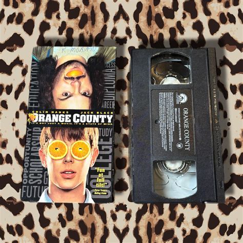 Orange County 2002 Comedy Vhs Tape Nostalgic T Etsy