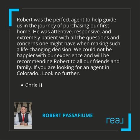Robert Passafiume On Linkedin Coloradorealestate Happyclients