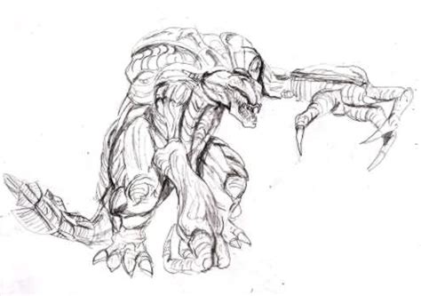 Godzilla Vs Biollante Coloring Pages Sketch Coloring Page