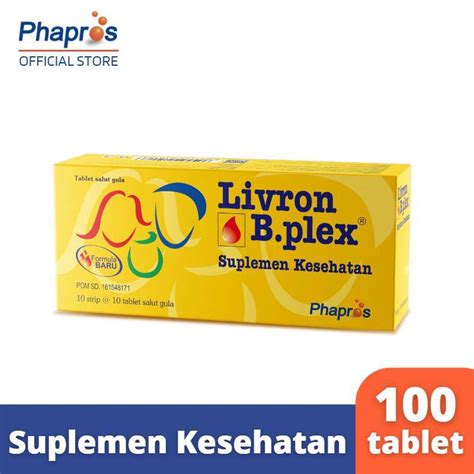 Jual Phapros Livron B Plex Multivitamin Penambah Darah Di Seller