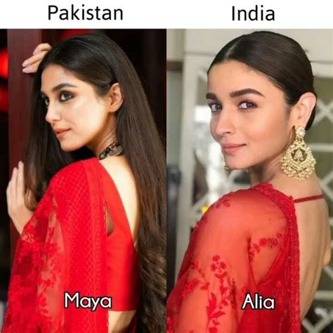 Pakistani Vs Indian Actresses In Same Dressing 😍 Pakistan Vs India 💕