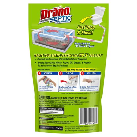 Drano Advanced Septic Treatment Hardwareandtools Online Store