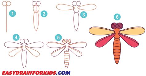 How To Draw Dragonfly 4 Easy Ways Dragonfly Drawing