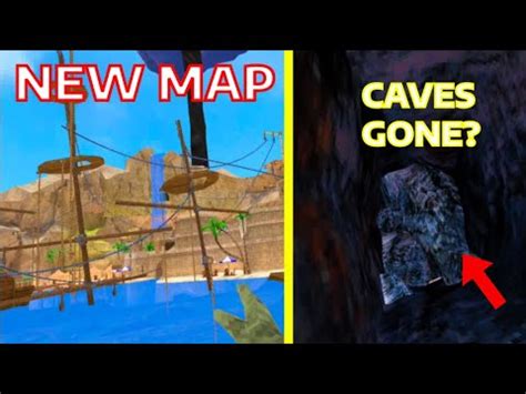 New Beach Map Caves Are Gone Gorilla Tag New Update Youtube