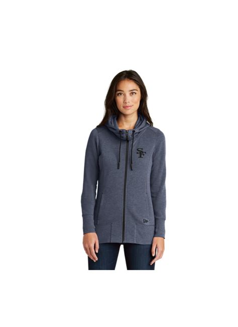New Era® Ladies Tri Blend Fleece Full Zip Hoodie Lnea511 Threads