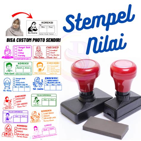 Jual Stempel Penilaian Guru Reward Paud Tk Sd Smp Smk Sudah