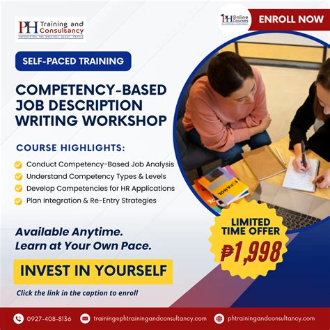Competency Based Job Description Writing Workshop Ph Online Courses