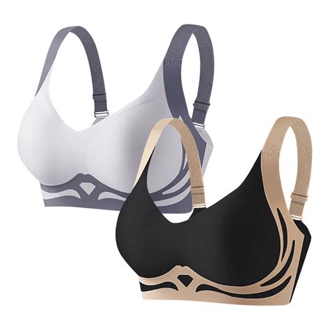 Ainiys 2pc Anti Sagging Bra Lift And Support Push Up Bra Cleavage Bra
