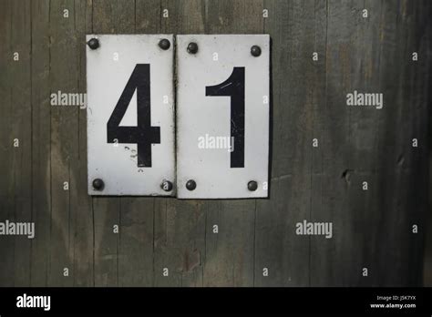 Number 41 hi-res stock photography and images - Alamy