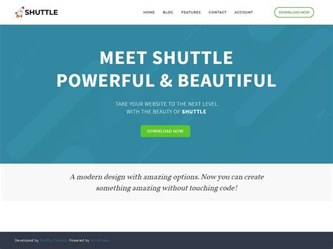 Shuttle Wordpress Theme