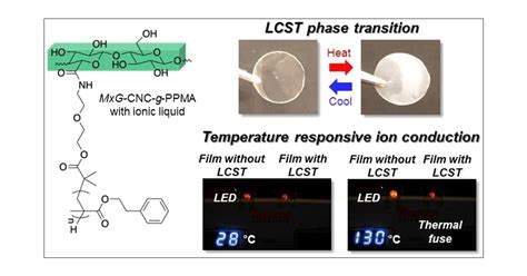 Ion Conducting Thermoresponsive Films Based On Polymer Grafted