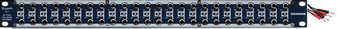 Samson S Patch Plus 48 Point Balanced Patchbay Bundle With Reverb