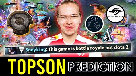 The International 2022 Topson Prediksi Empat Besar Ti11 Siapa Juara