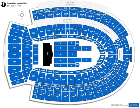 Ohio Stadium Concert Seating Chart