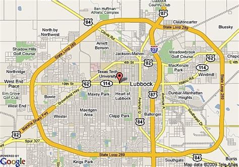 Lubbock Zip Code Map United States Map