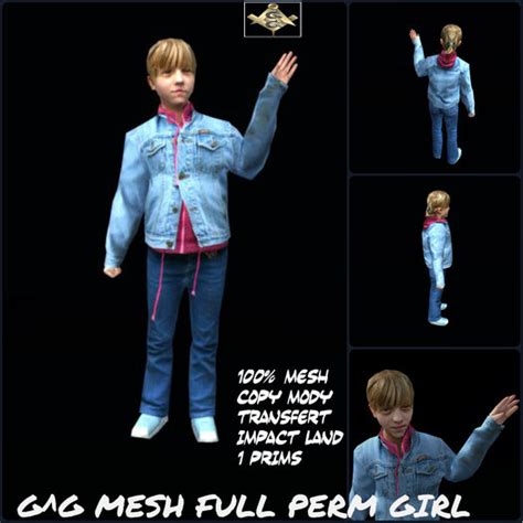 Second Life Marketplace Gg Mesh Full Perm Girl