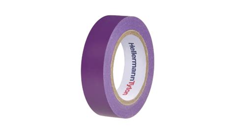 710 00160 Hellermanntyton Hellermanntyton Violet Pvc Electrical Insulation Tape 19mm X 20m Rs