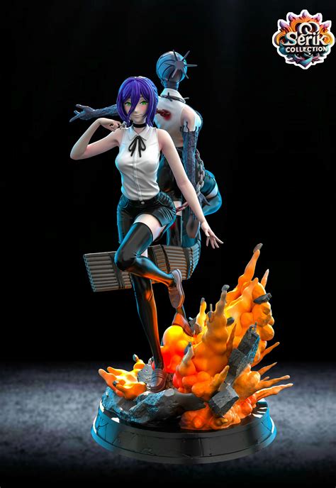 🪚 Reze Chainsaw Man・ 3d File For 3d Printing・cults