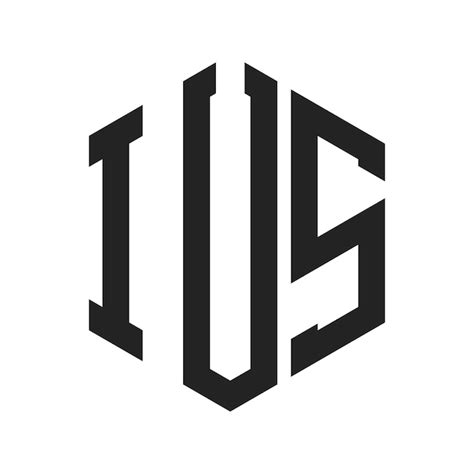 Premium Vector Ius Logo Design Initial Letter Ius Monogram Logo Using