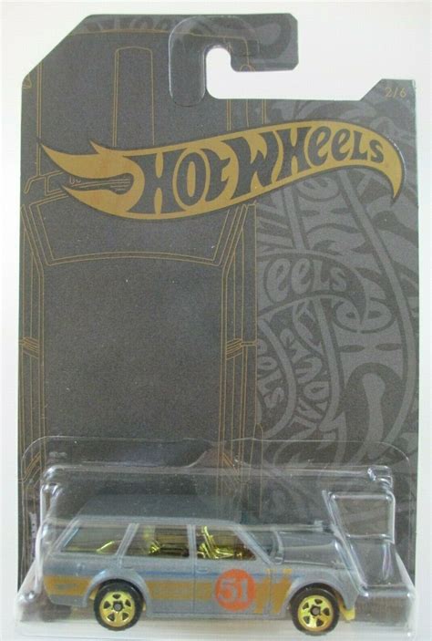 Hot Wheels Ghh73 999a 51st Anniversary Satin And Chrome Series Set Of 6