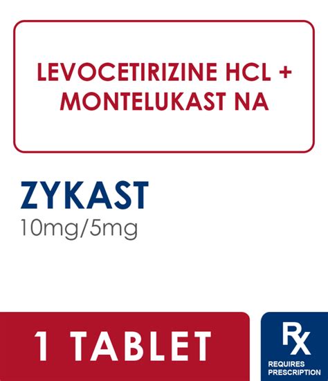 Zykast Tablet 10mg5mg 30 Rose Pharmacy Medicine Delivery
