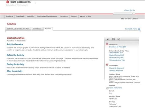 Graphical Analysis Lesson Plan For 9th 12th Grade Lesson Planet