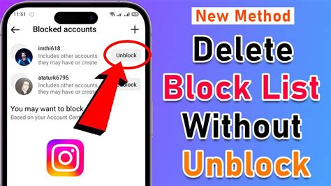 How To Delete Instagram Block List Without Unblock Android IOS YouTube