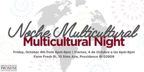 Multicultural Night Noche Multicultural Pvd Promise