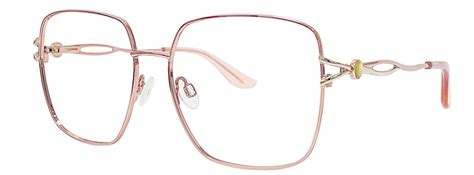 H Halston 2010 Womens Rectangular Eyeglasses Designer Frame