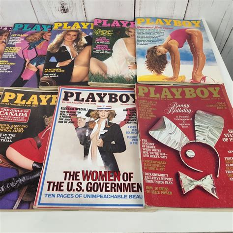 Vintage 1980 Playboy Magazine Lot ~ 11 Issues No January
