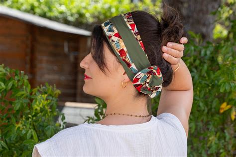 Bandeaux Cheveux Réversibles Avec Fil De Fer Celui Devy