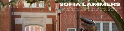 Sofia Lammers Master Of International Business Candidate And B A In Business Administration
