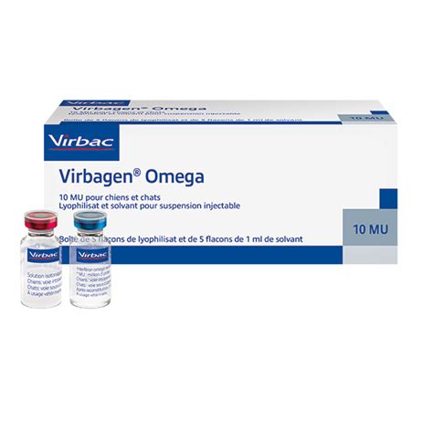 Virbagen Omega 10 Mu Lyophilisat Et Solvant Chien Chat Virbac