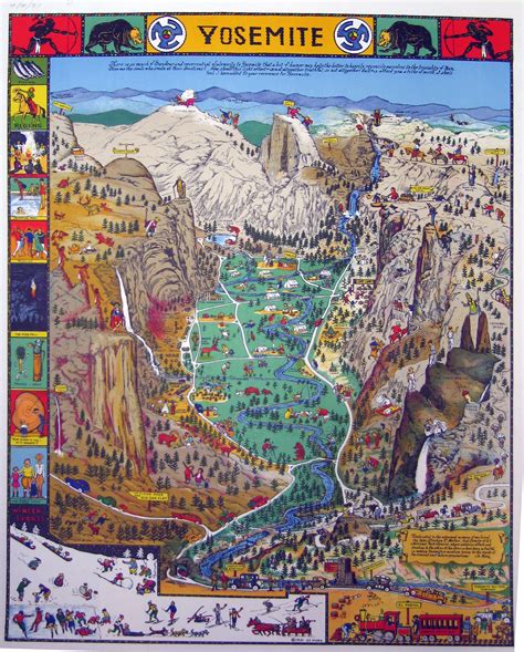 Map Of Yosemite National Forest