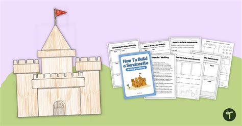 how to build a sandcastle procedural writing craftivity teach starter