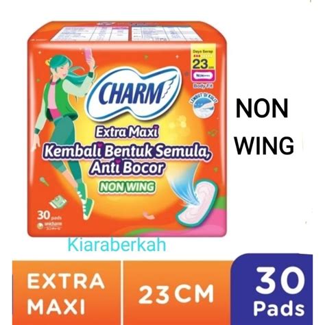 Jual Charm Extra Maxi Non Wing Isi 30 Pc Shopee Indonesia