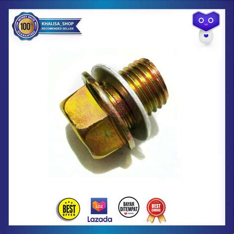 Baut Tap Oli Honda M12x14 Baut Oli Honda Standar Lazada Indonesia