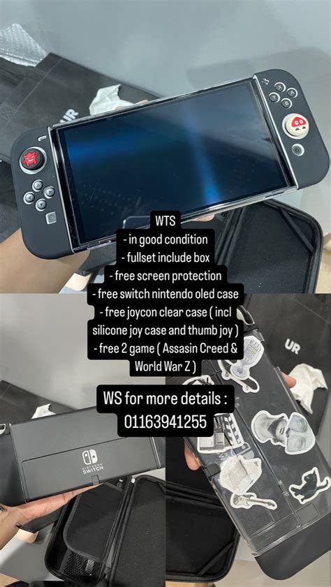 Nintendo Siwtch Oled Video Gaming Video Game Consoles Nintendo On Carousell