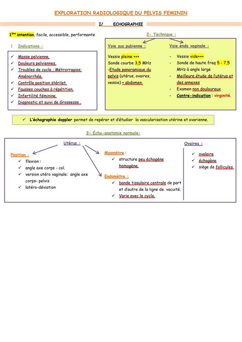 Solution 4 Explo Radio Du Pelvis Feminin Studypool