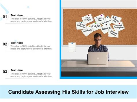 Candidate Assessing His Skills For Job Interview Ppt Powerpoint Presentation Icon Template Pdf