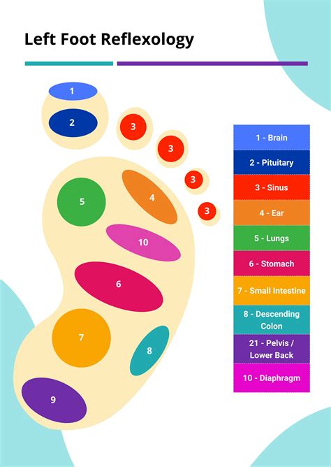 How To Decipher A Foot Reflexology Chart Cloud Massage 59 Off