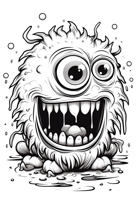 Evil Candy Coloring Book Scary And Cute Coloring Pages Etsy Cute