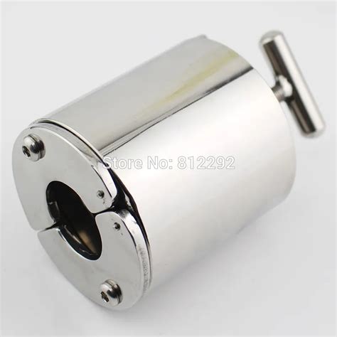 2017 New Scrotum Pendant Testicle Squeezer Device Stainless Steel Ball