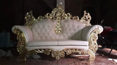 White Wedding Wooden Taj Sofa At ₹ 15000 Piece In Saharanpur Id