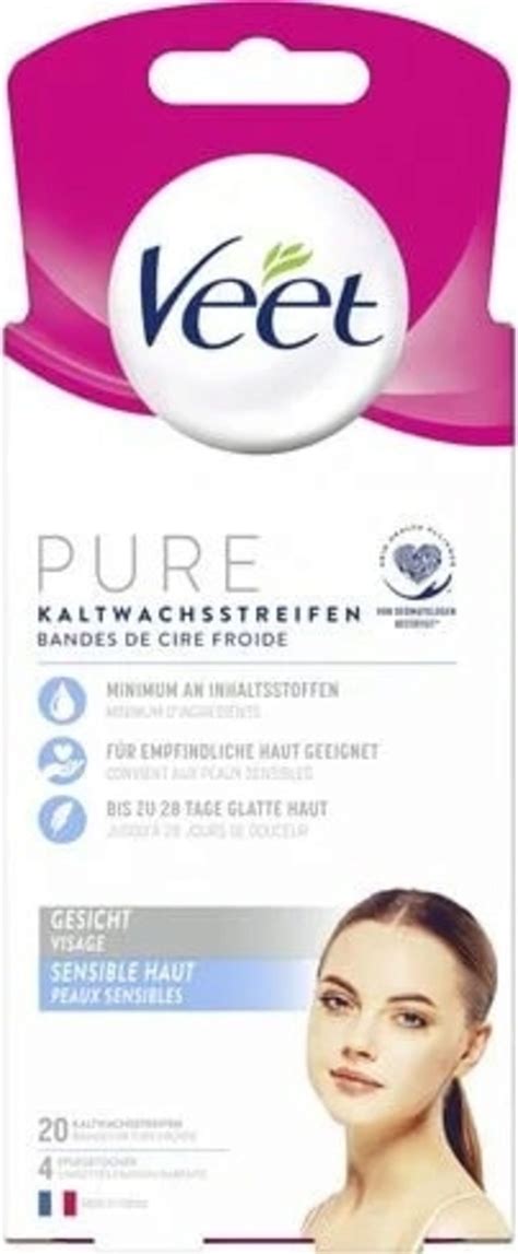 Veet Minima Pure Koude Waxstrips voor Gezicht, 20 Stuks - oh feliz ...