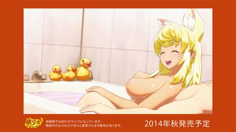 Rule 34 3d Animal Ears Animated Bathtub Big Breasts Blonde Hair