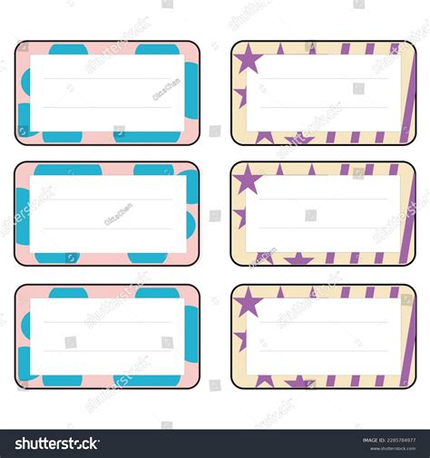 Name Tag On Notebook Images Stock Photos D Objects Vectors Shutterstock