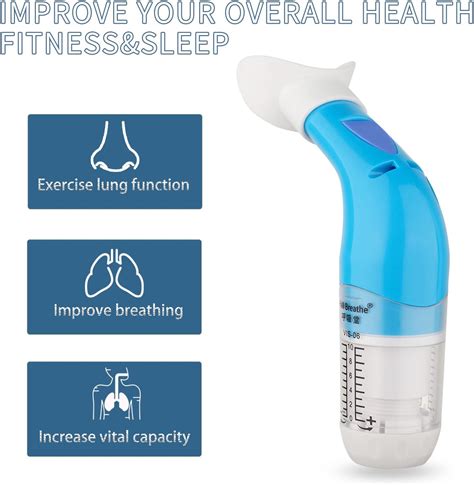 The Deep Breather Natural Breathing Lung Recovery Exerciser Trainer