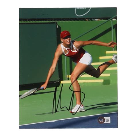 Maria Sharapova Signed 8x10 Photo Beckett Pristine Auction